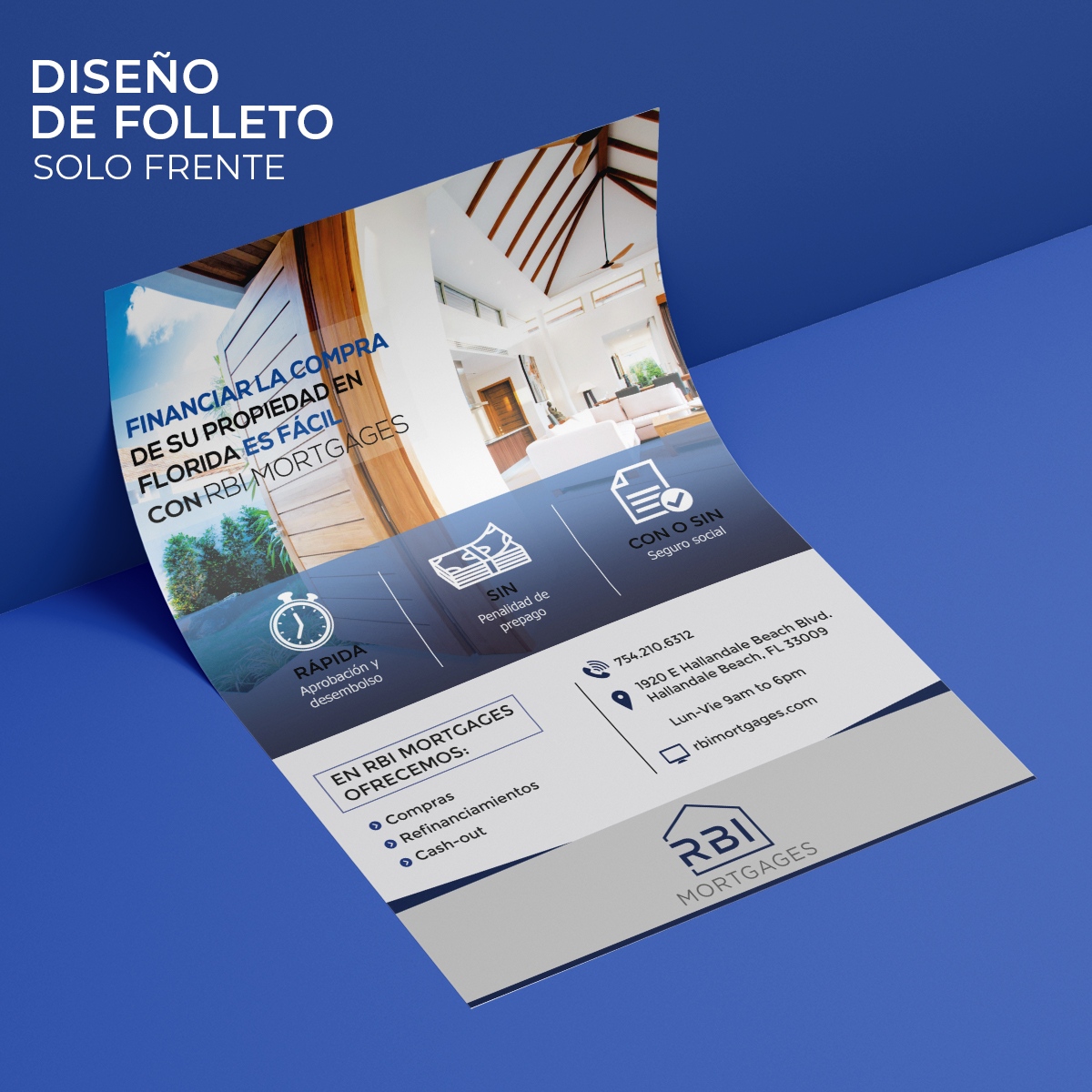 Diseño de Folleto Frente - Cuambaz